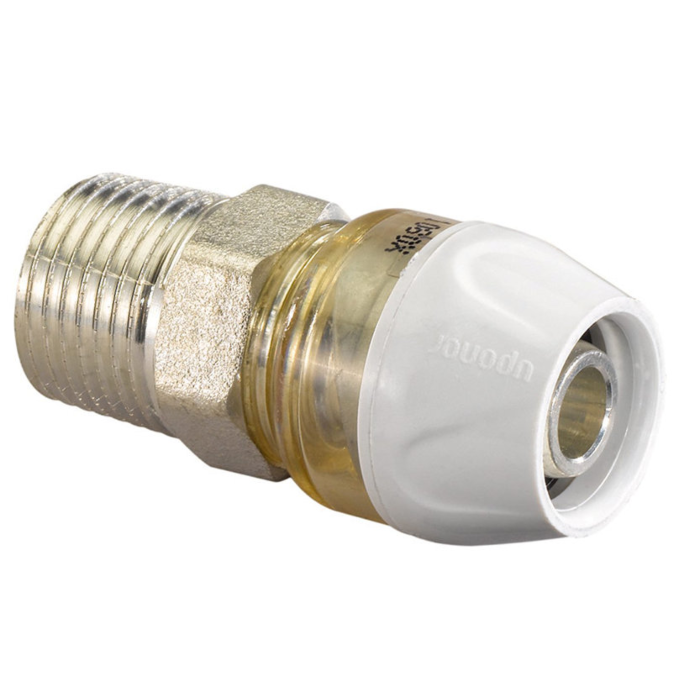 Uponor RTM koppeling steek x buitendraad 25 mm x 1" | Tyleenslang.nl