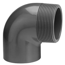 VDL PVC knie 40mm x 1 1/4" buitendraad PN 10