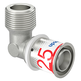 Uponor S-Press Plus knie 90° Water buitendraad 25 x ¾" | Tyleenslang.nl