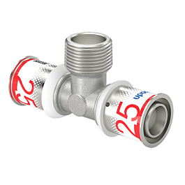 Uponor S-Press Plus T-stuk 90° Water 25 x ¾" x 25 | Tyleenslang.nl